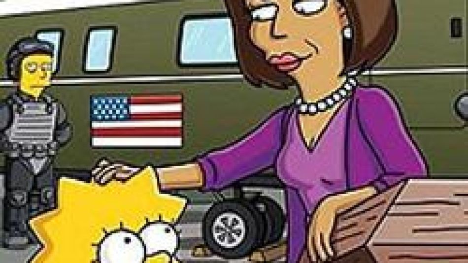 Michelle Obama visitará a los Simpsons | Exitoina