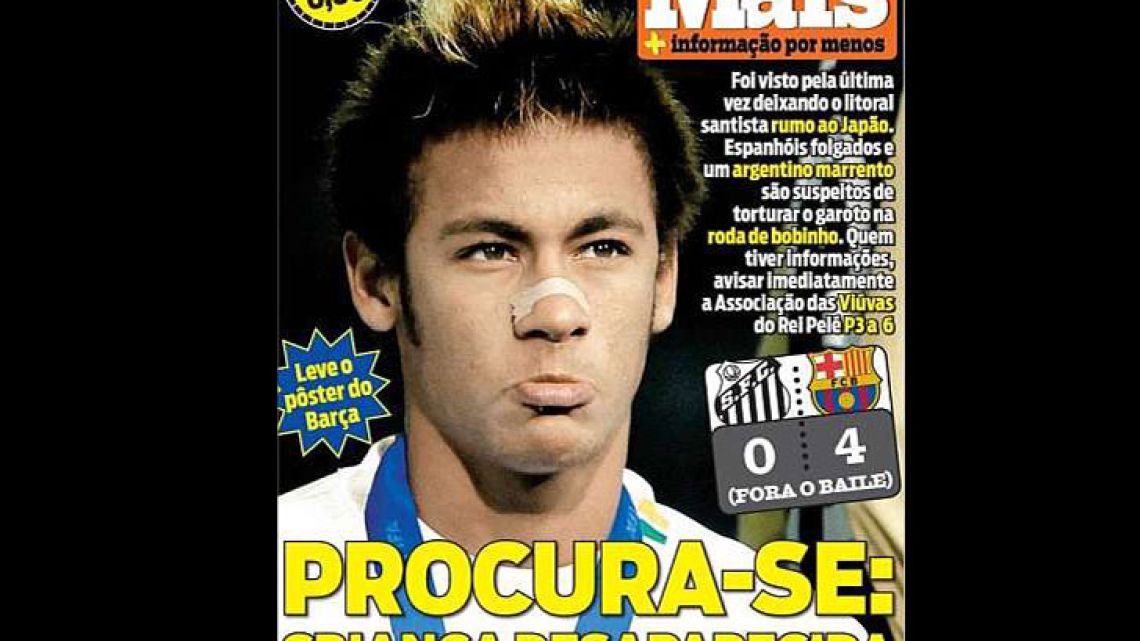 En Brasil "buscan" a Neymar | 442