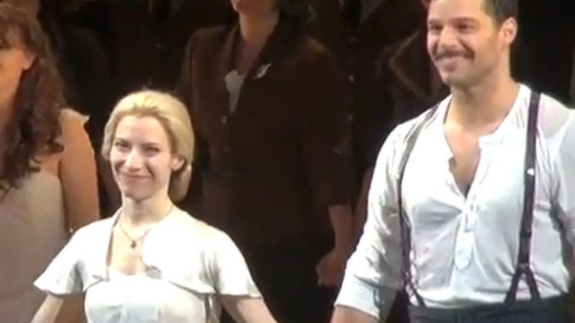 Ricky Martin y Elena Roger presentaron "Evita" | Exitoina