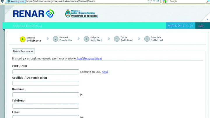 Lanzan plataforma online para registros en el RENAR | Weekend