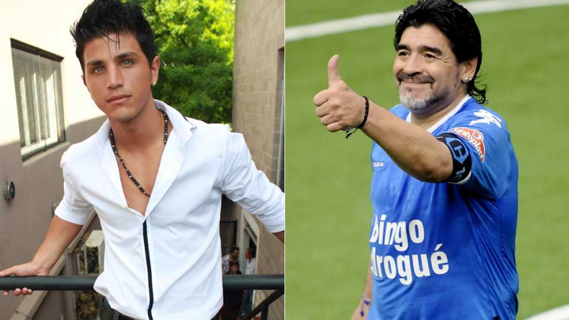 El novio de Fort asegura que Maradona lo miró "de arriba a abajo ...