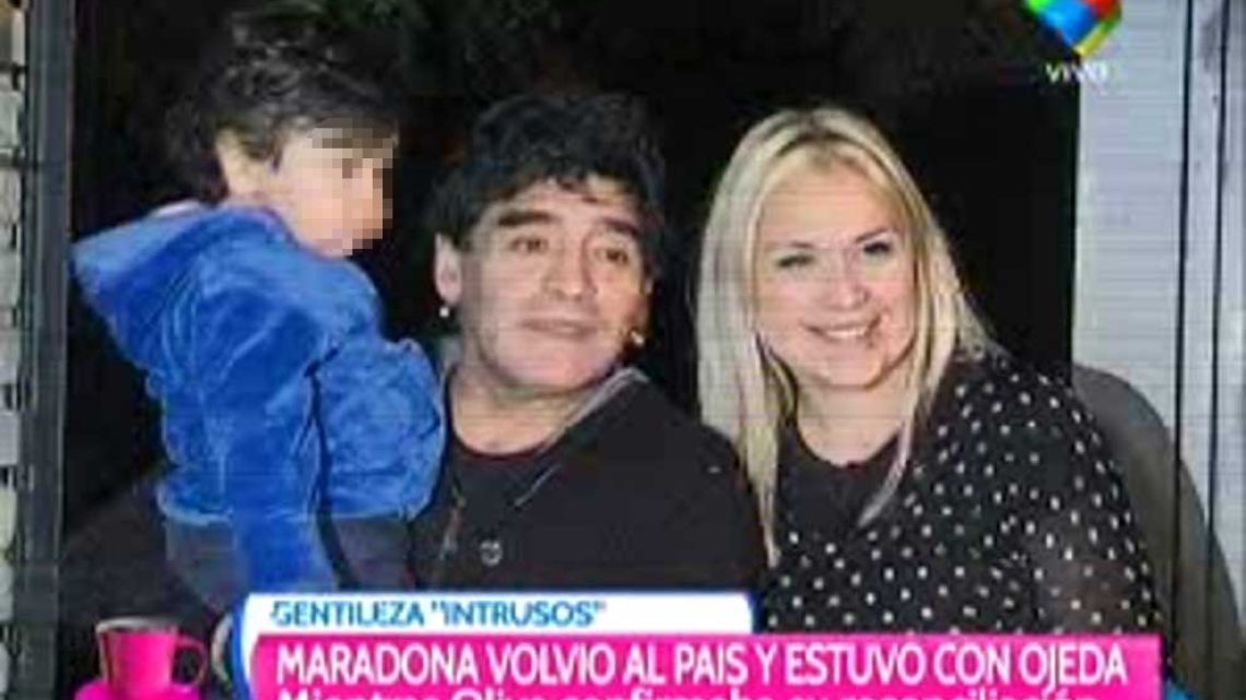 Diego Maradona volvió al país, y se encontró con Verónica Ojeda | Exitoina