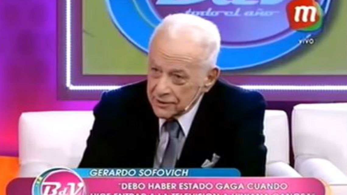 Gerardo Sofovich: "Habré estado gagá cuando hice entrar a Canosa en ...