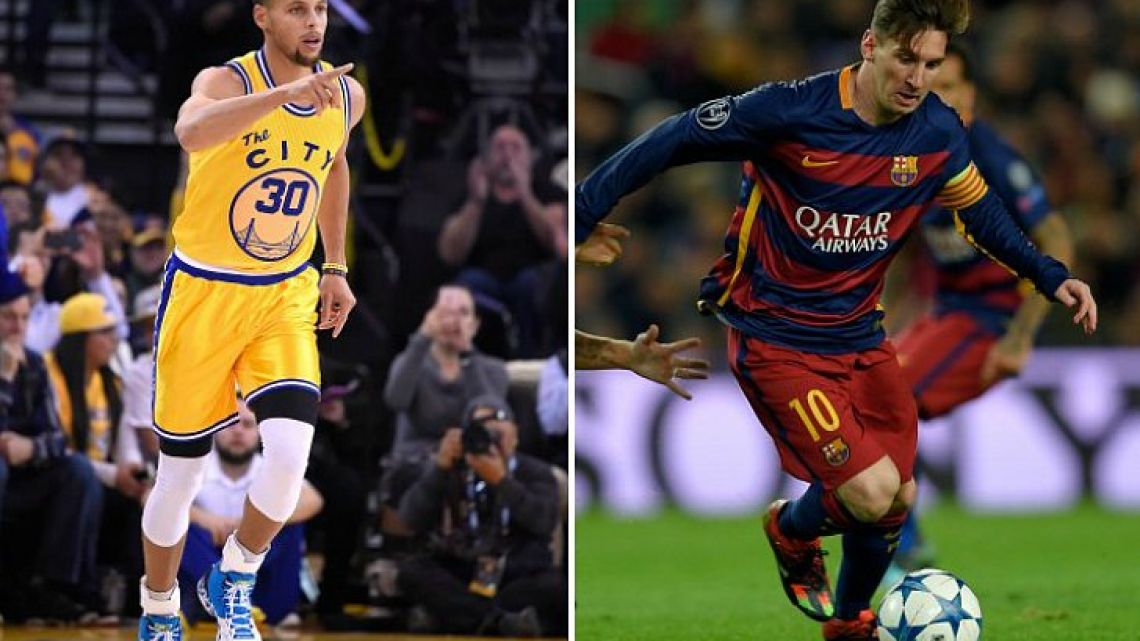 Curry le pidió a Messi que vaya a verlo en las finales | 442
