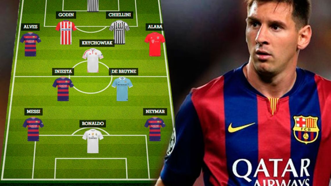 Messi, único argentino en el once de France Football | 442