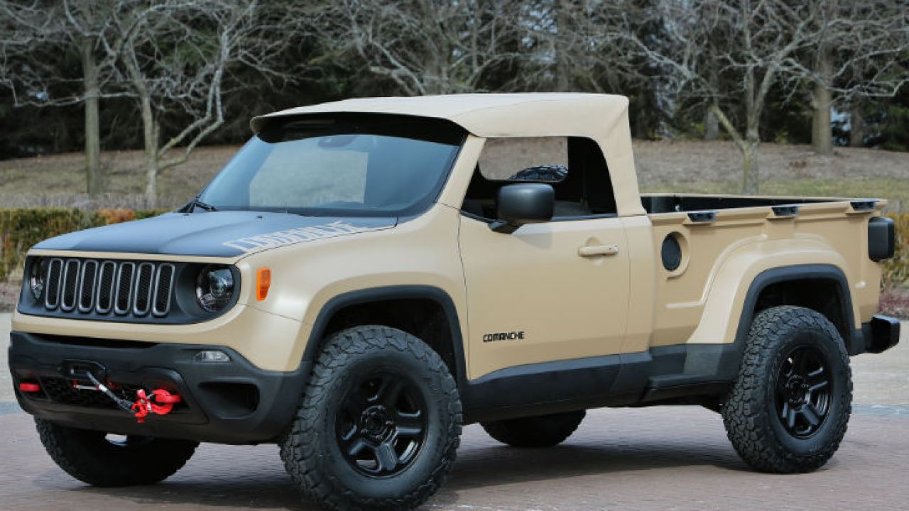 Este es el Jeep Comanche | Parabrisas