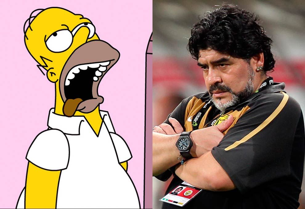 Exitoina | Homero Simpson le respondió a Diego Maradona