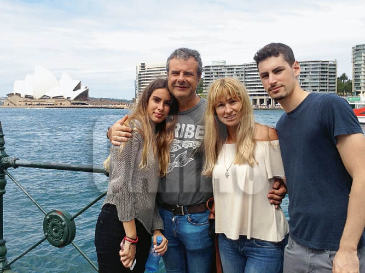 Caras | Ari Paluch y su familia: relax en el Abierto de Australia