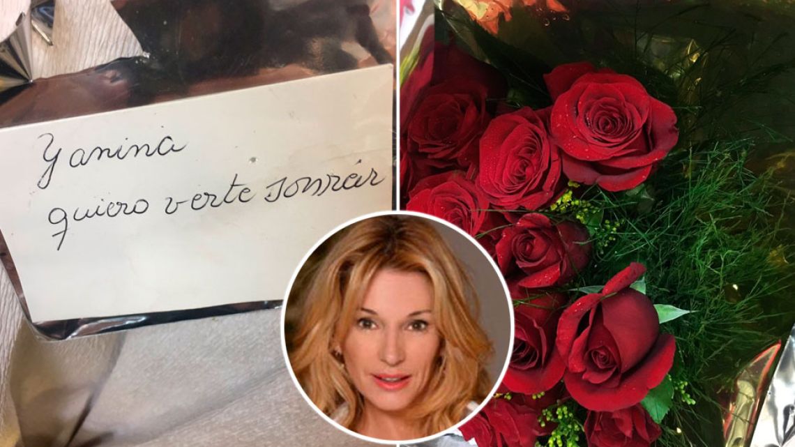 En medio del escándalo, Yanina Latorre recibió flores de un admirador ...