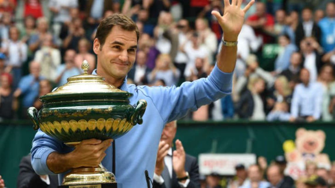 Federer festejó en Halle y llega afilado a Wimbledon | 442