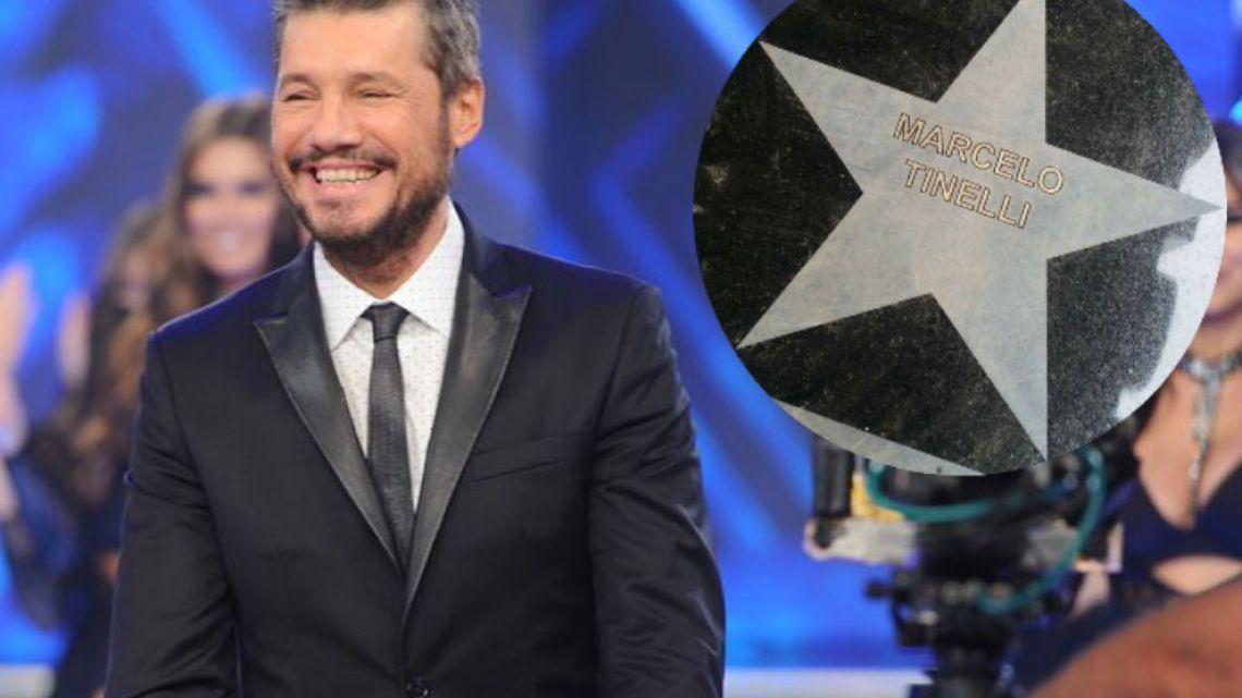 Marcelo Tinelli ya tiene su estrella en la avenida Corrientes | Exitoina