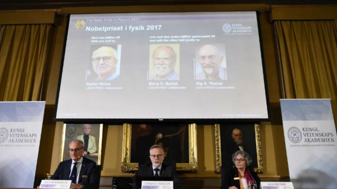 Tres astrofísicos estadounidenses ganaron el Premio Nobel de Física ...