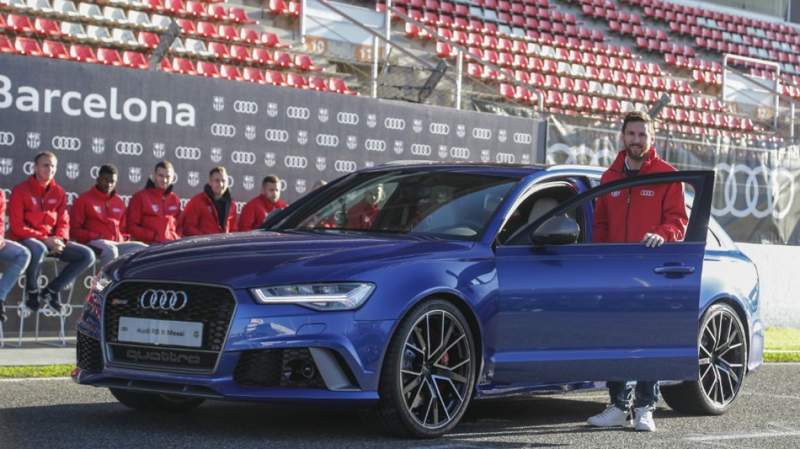 Messi y sus compañeros ya tienen nuevos Audi | Parabrisas
