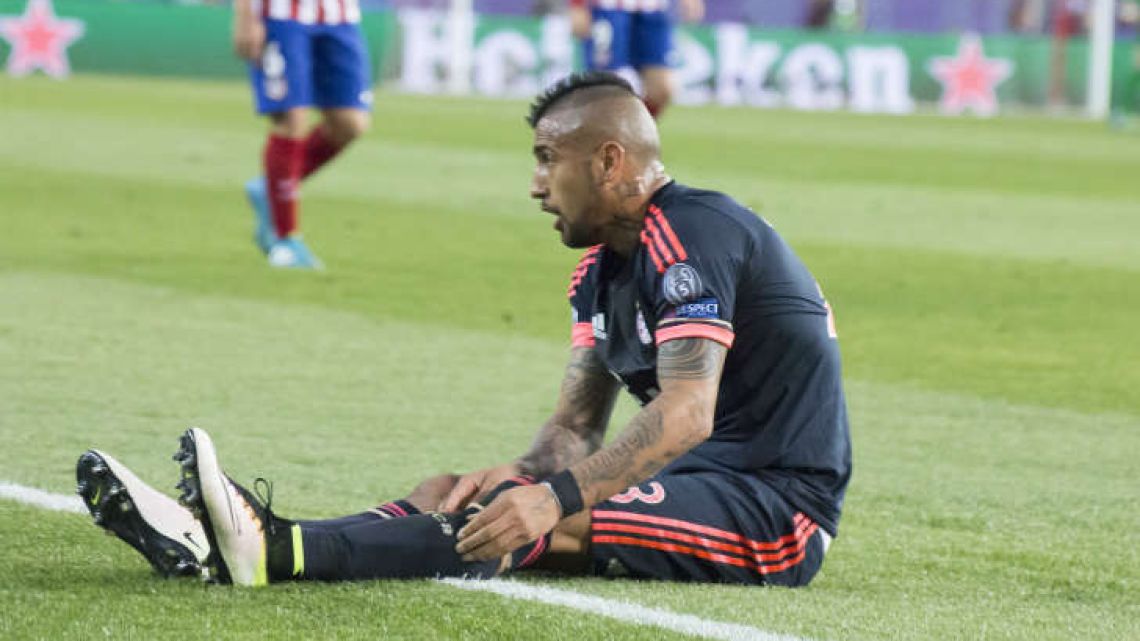 Se terminó la temporada para Arturo Vidal | 442