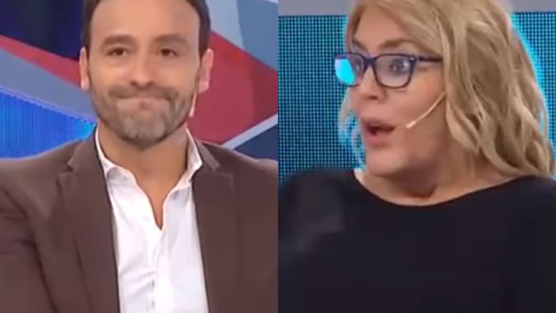 Fuerte cruce en vivo entre Adrián Pallares y Débora D'Amato | Exitoina