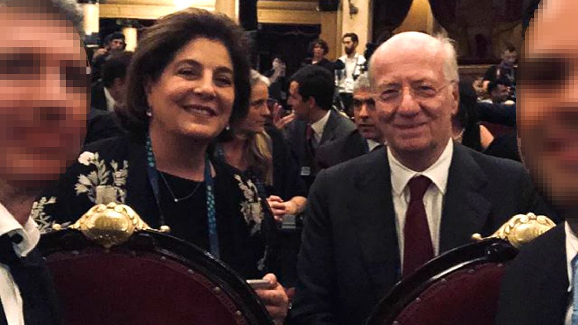 La última aparición pública de Paolo Rocca en la gala del Teatro Colón ...