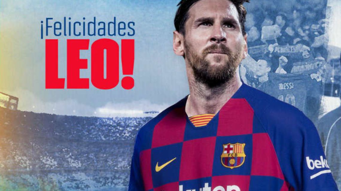 Barcelona saludó a Messi y generó una ola de memes | 442