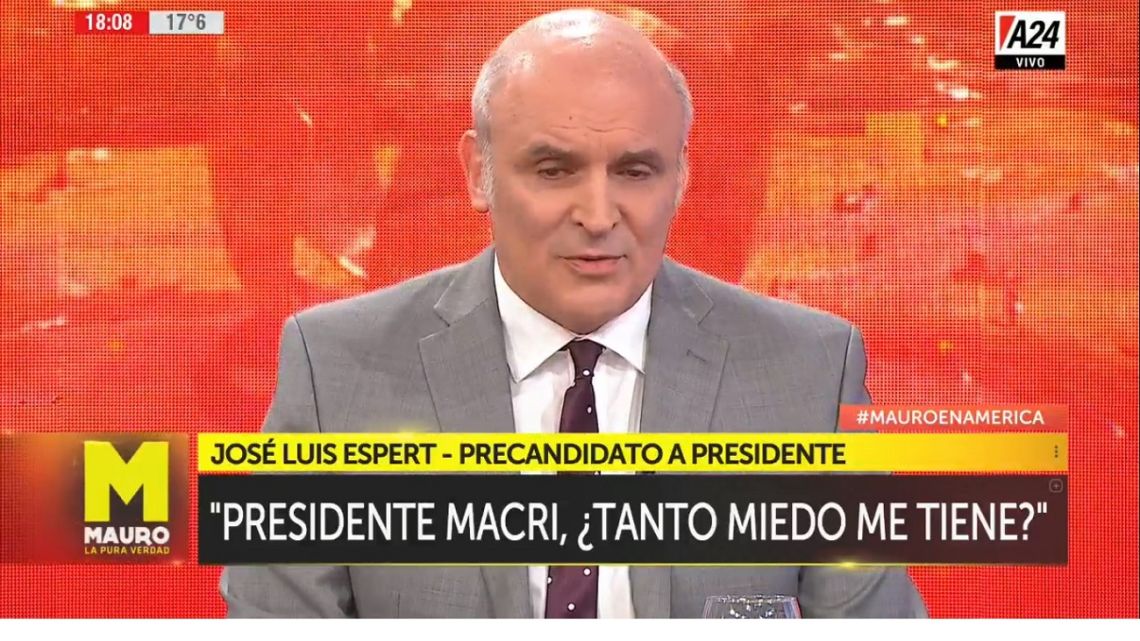 José Luis Espert: "Me impresiona la obsesión del gobierno por detonar ...