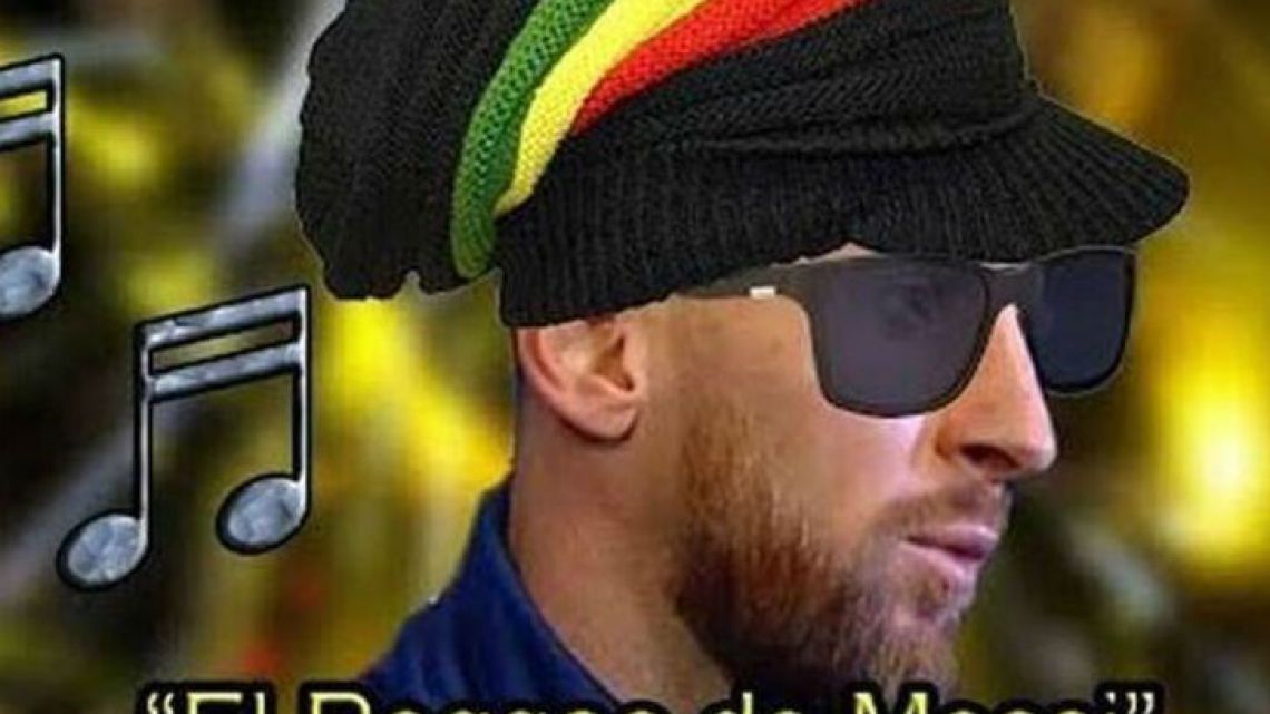 El reggae de Messi, con coros de Maradona | 442