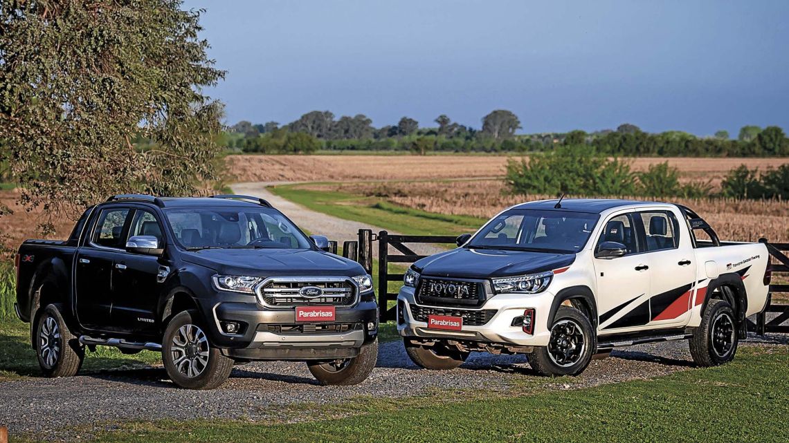 Estrellas nacionales: Ford Ranger vs Toyota Hilux | Parabrisas