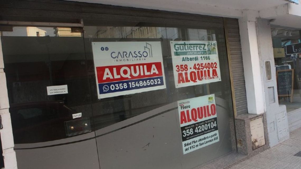 La oferta de locales en alquiler aumentó 109% | Fortuna