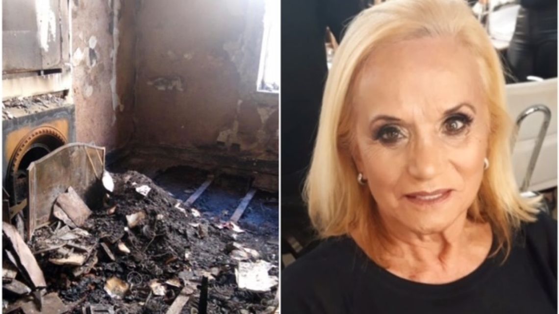 Elsa Serrano: así quedó el departamento tras el voraz incendio | Caras