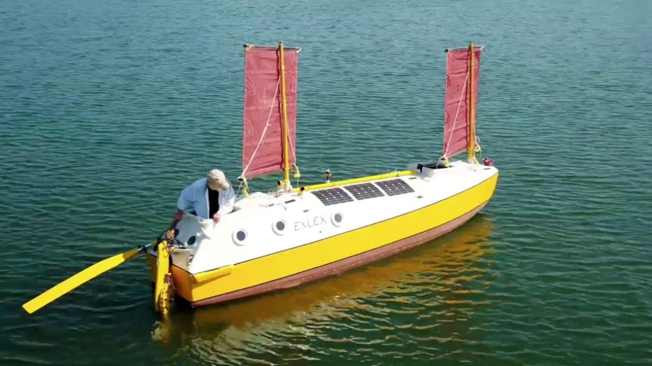 Tiene 83 años, construyó un velero y realizó una travesía de 5.747 km ...