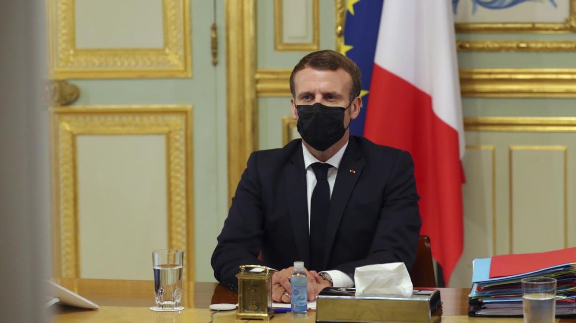 Emmanuel Macron dio positivo de coronavirus y va a aislarse una semana ...