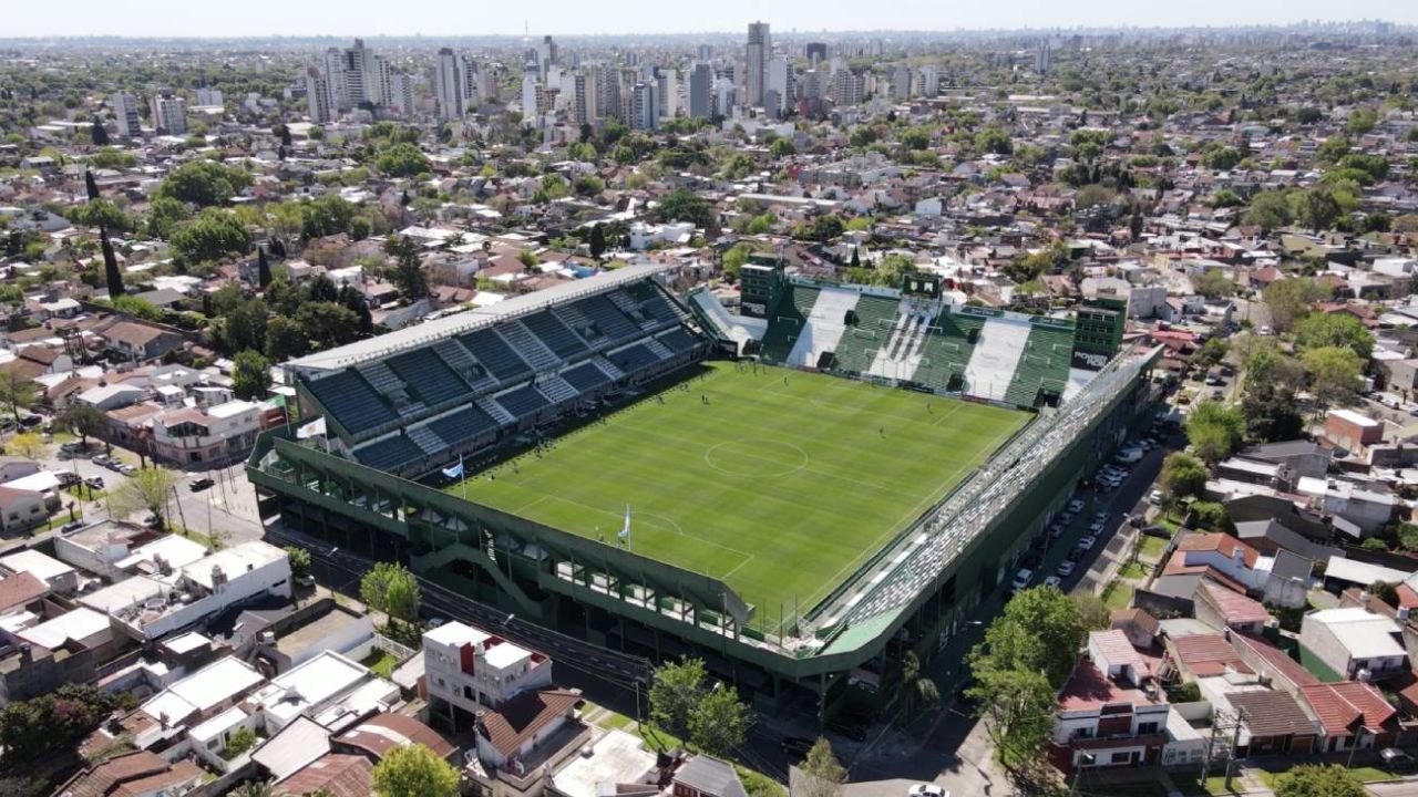 Viajes en dron: así se ve hoy el estadio de Banfield | Weekend