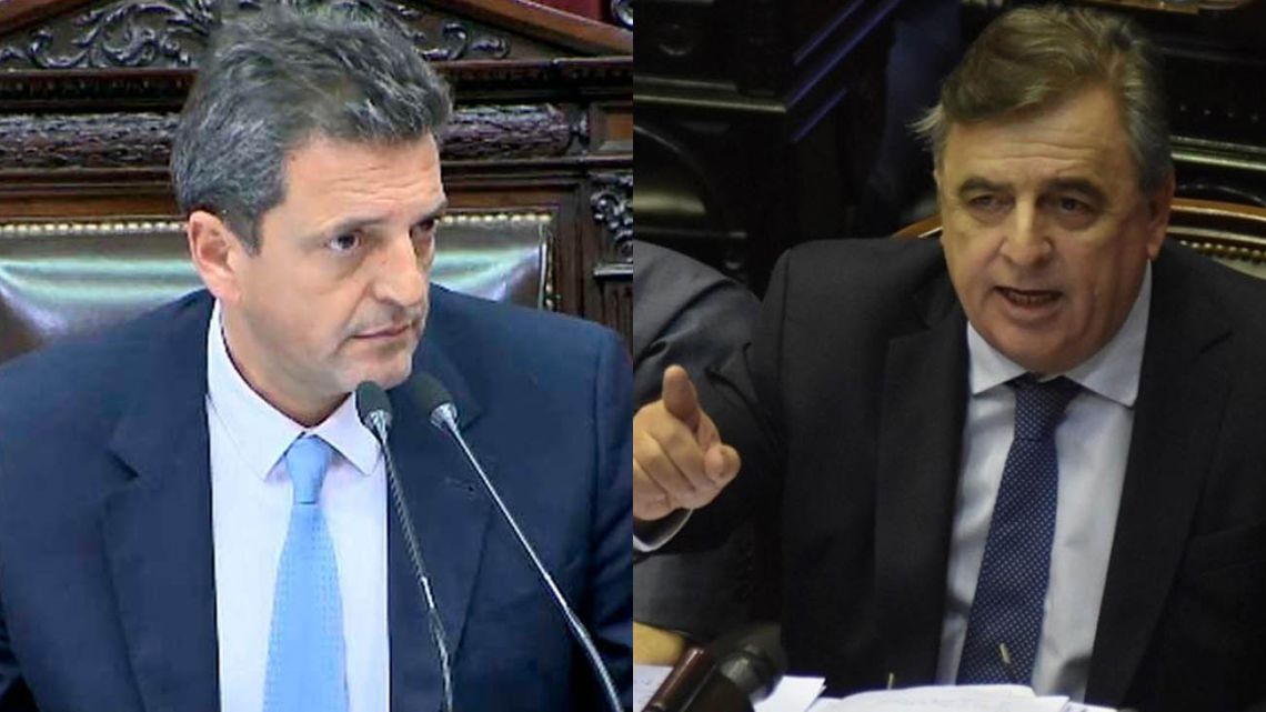 Massa cruzó a Negri por la derogación de las PASO: "Termine con su show ...