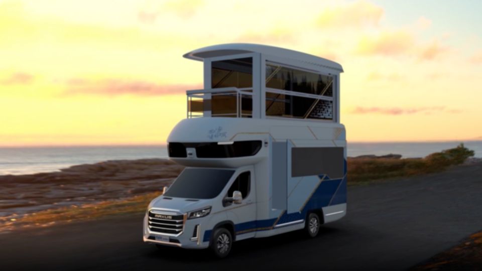 Maxus Life Home V90 Villa Edition: un motorhome de dos pisos y con ...