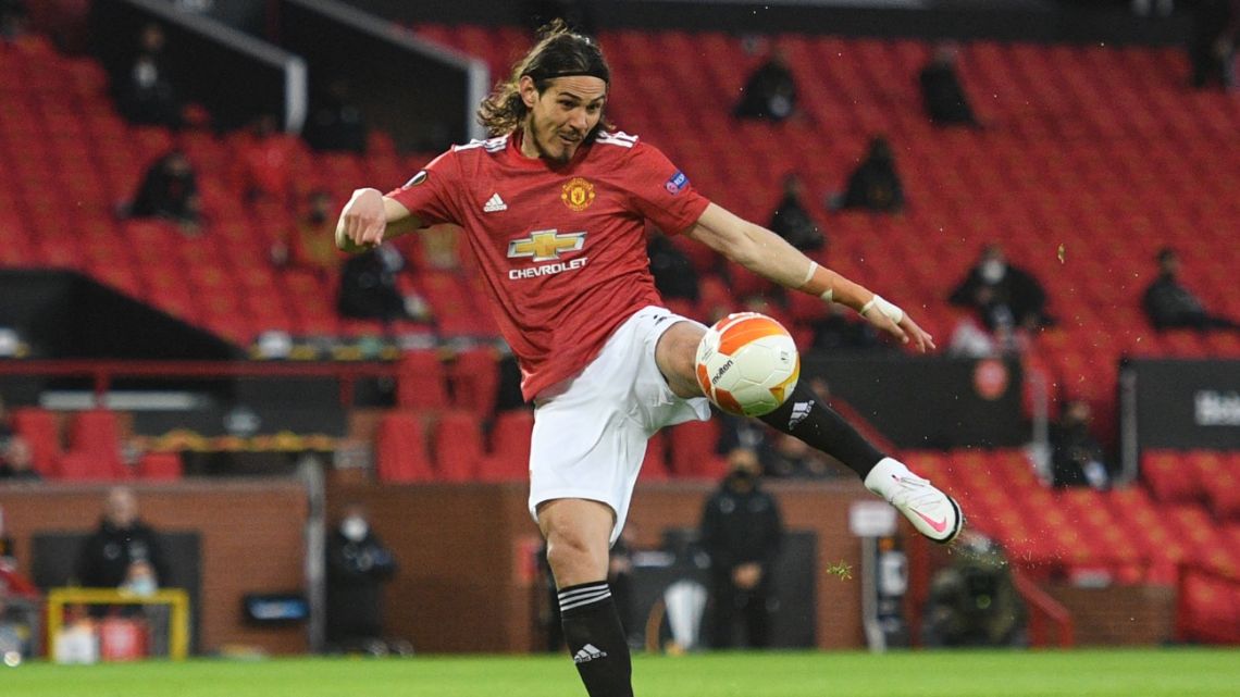 Europa League: Cavani fue clave en la clasificación de Manchester ...