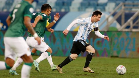 Record-breaker Messi at the double as Argentina trounce Bolivia in Copa ...