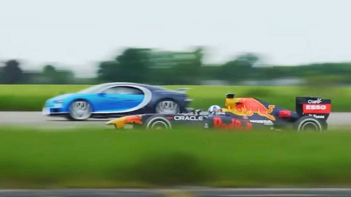Bugatti Chiron vs. F1 Red Bull RB7, ¿quién gana? | Parabrisas
