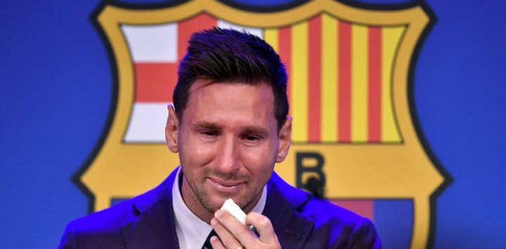 'I'm not ready for this' – tearful Messi confirms Barcelona exit ...