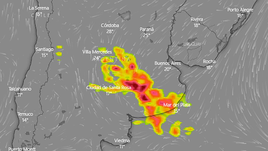 Tormenta de Santa Rosa: alertas por tormentas en Buenos Aires y otras ...