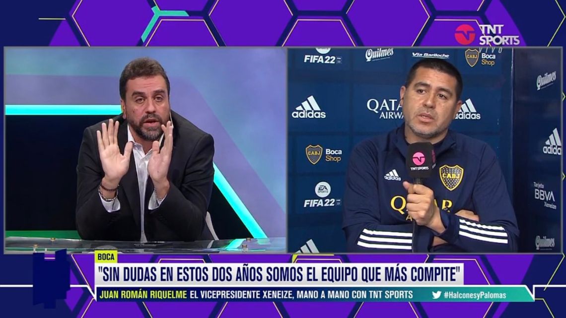 Picante cruce entre Riquelme y Nicolás Distasio: "No puedo discutir con ...