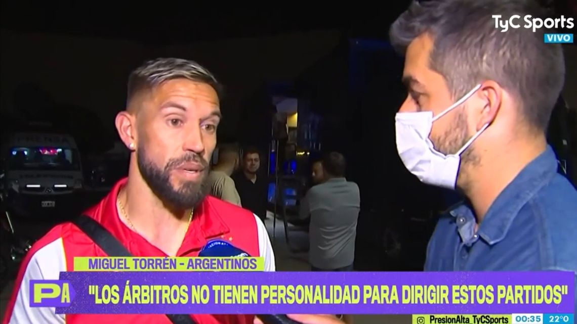 Torrén explotó contra el arbitraje: "Cuando jugas contra Boca pareciera ...
