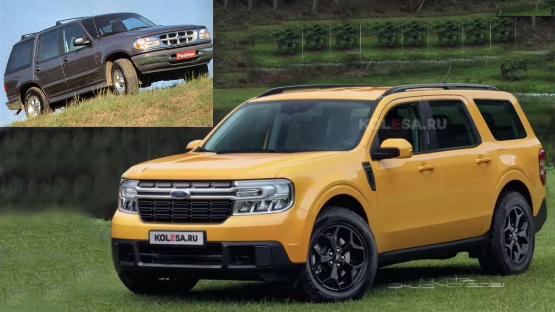 Similar al "Explorer 90's", así sería el posible SUV de Ford Maverick ...