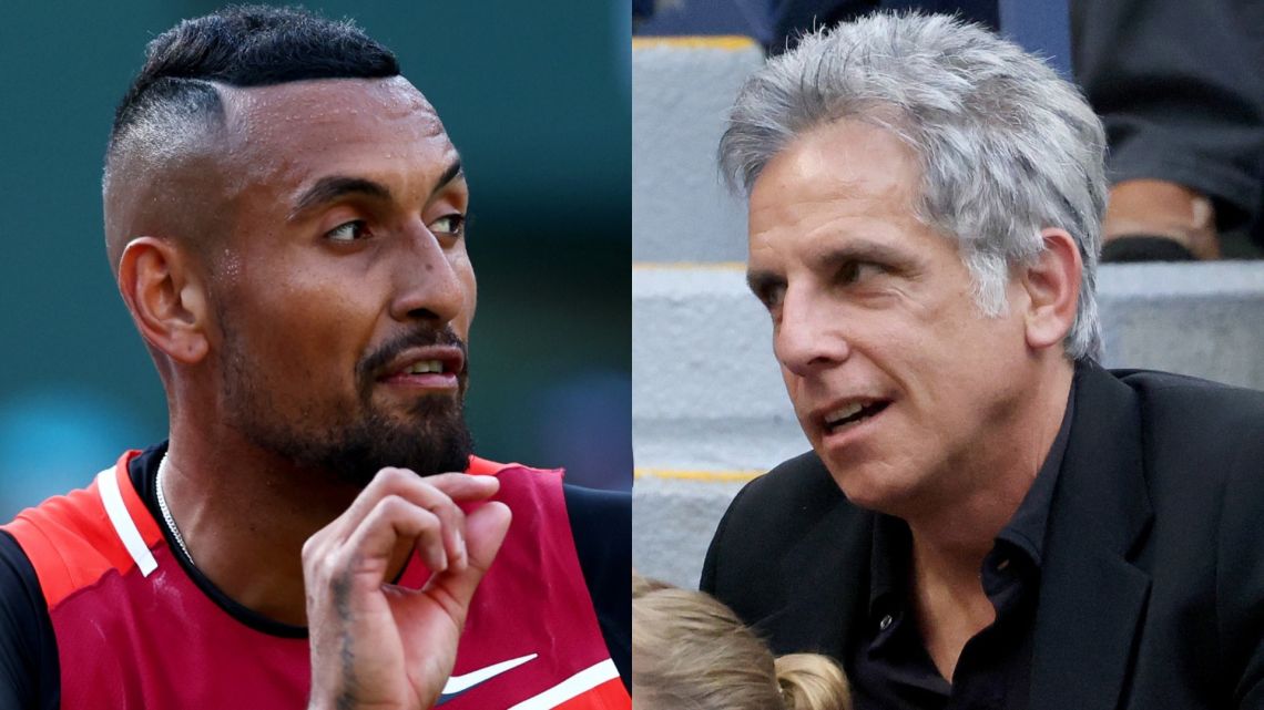 El insólito cruce entre Nick Kyrgios y Ben Stiller en Indian Wells: "A ...