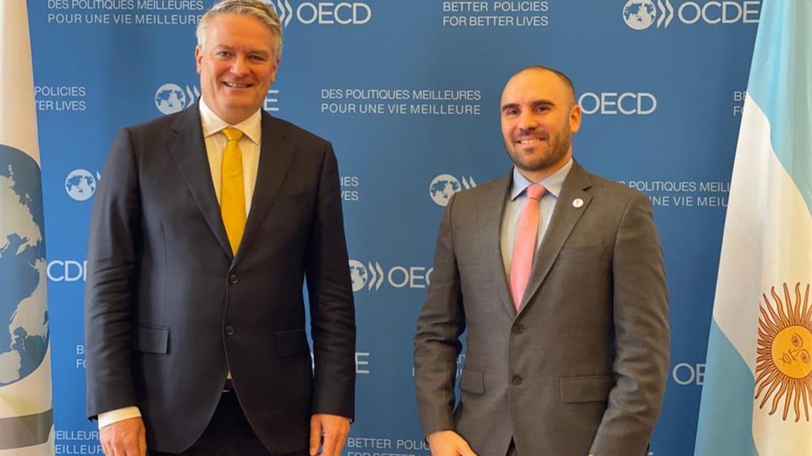 Martín Guzmán se reunió con Mathias Cormann, Secretario General de la ...