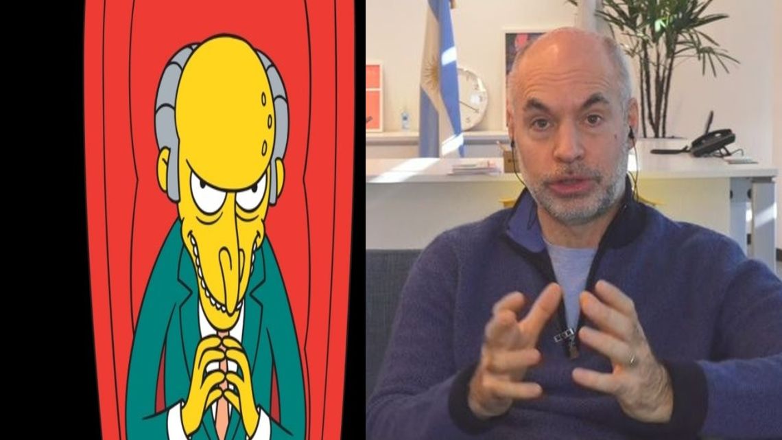 Compararon a Rodríguez Larreta con el Señor Burns: "Decí que tengo que ...