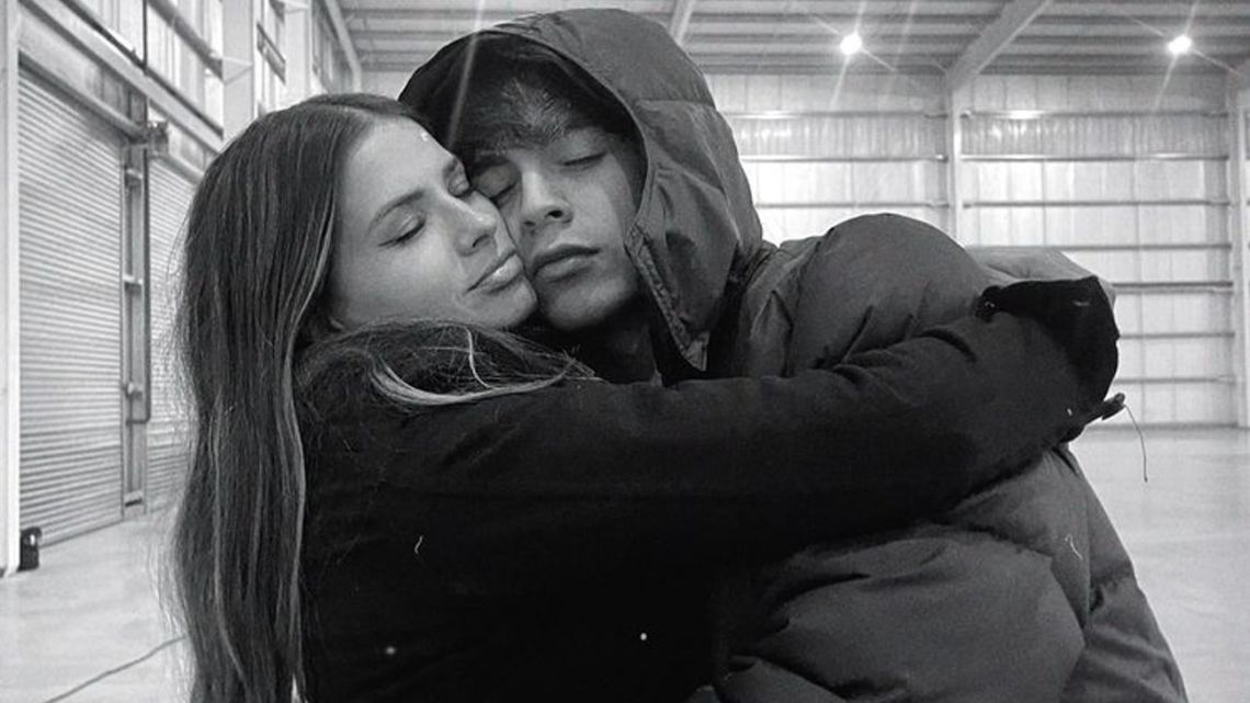 La China Suárez mostró su primera foto con Rusherking tras blanquear su ...