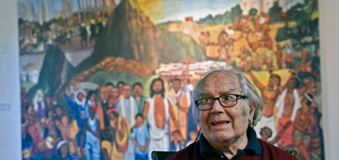 Nobel Peace Prize winner Adolfo Pérez Esquivel puts his artistic life ...