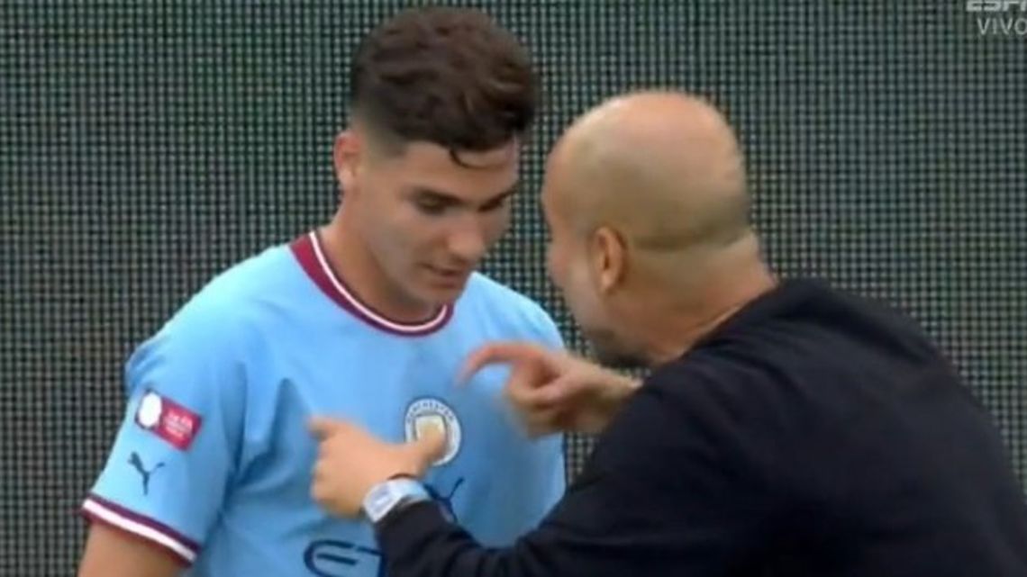 Los memes se enfocaron en Julián Álvarez y Pep Guardiola en la derrota ...