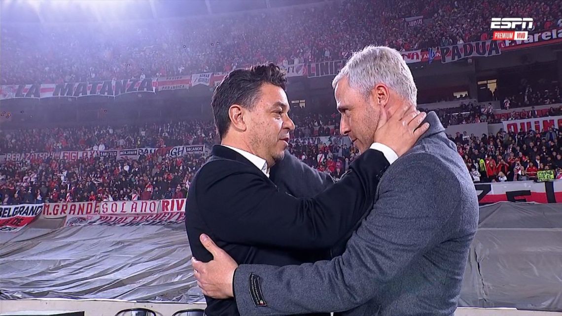 La alegría de Israel Damonte luego del triunfo de Sarmiento ante River ...