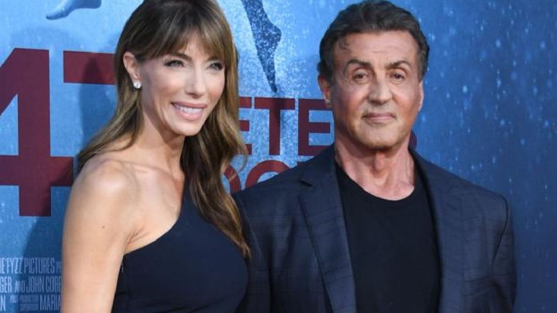 La llamativa foto de Sylvester Stallone con su ex tras su separación ...