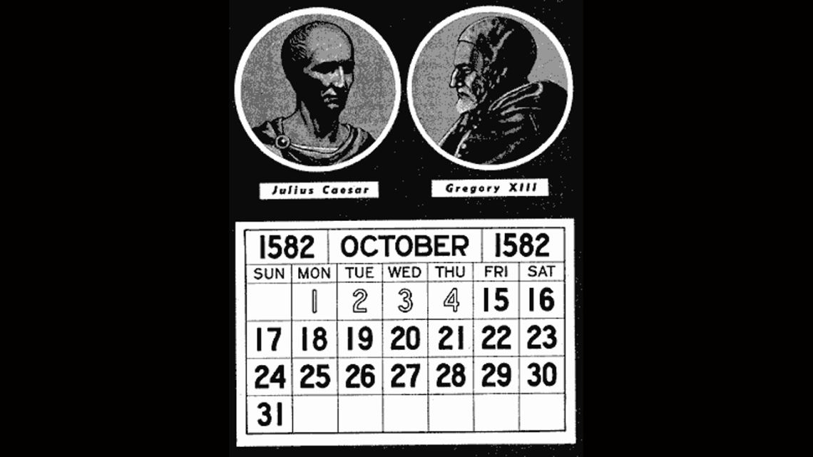 Un agujero negro en el calendario: los 10 días de octubre que nunca ...