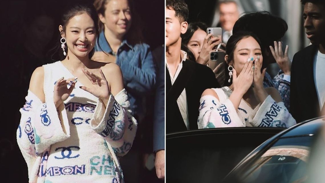 En medio de una fuerte seguridad, Jennie de BLACKPINK causó euforia en ...