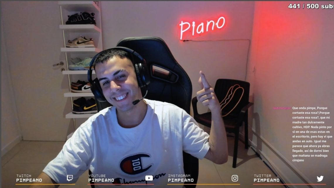 Pimpeano anticipó que este podría ser su último año en el stream | Perfil